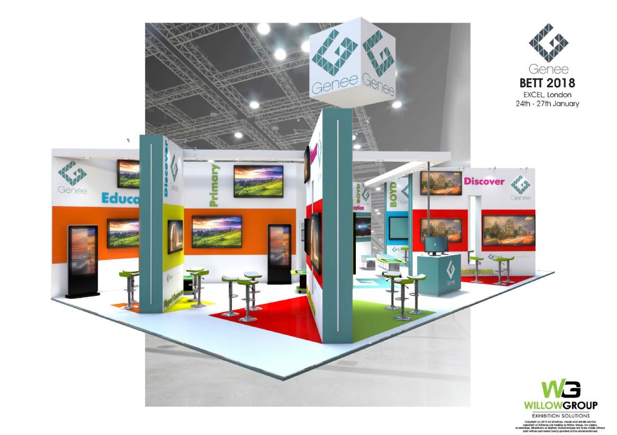 Client: Genee World - Willow Stands - Bespoke Exhibition Stands